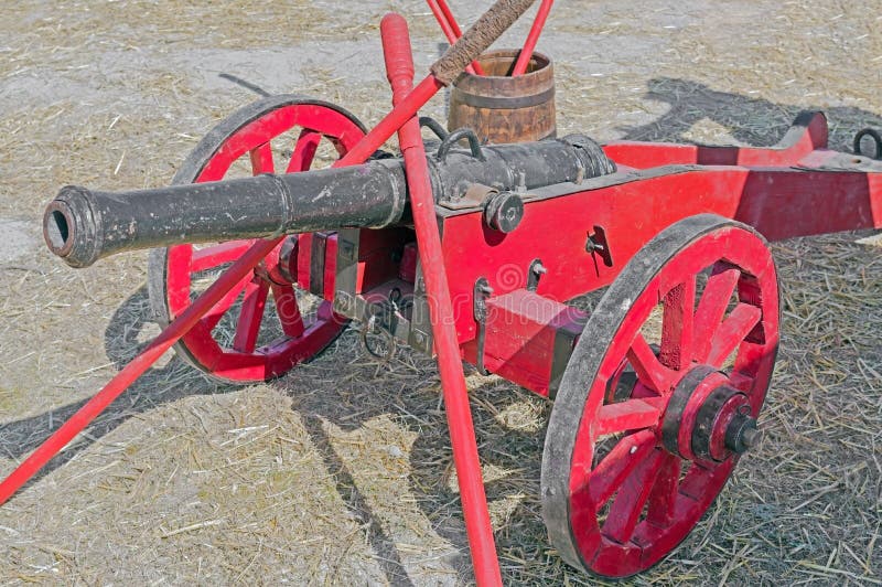 Big artillery cannon stock photo. Image of conflict, battle - 49662182