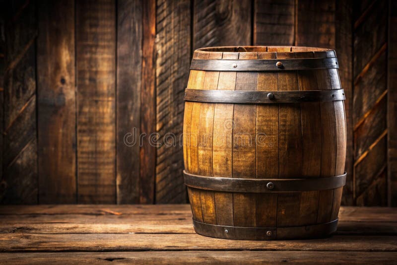 Old Medieval Barrel Wood Background Stock Illustration - Illustration ...