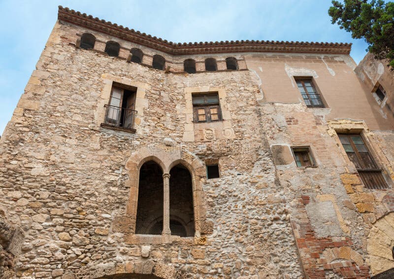 Old medieval building stock photo. Image of europe, stone - 63389906