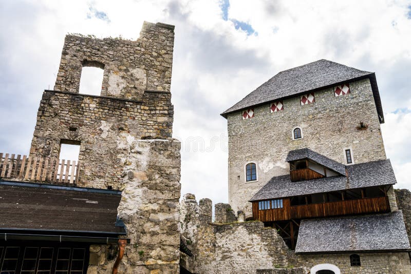 Old Medieval Castle Gallenstein in Austria Stock Photo - Image of high ...