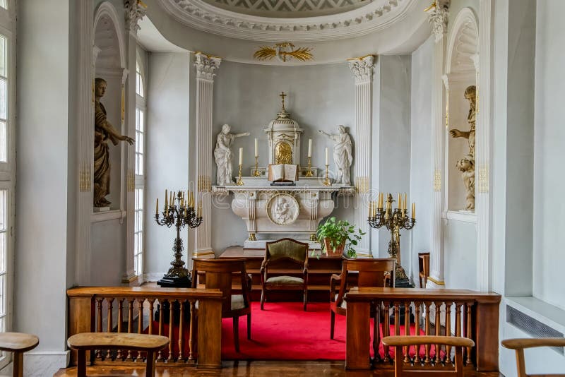 Old Medieval Castle Interior Editorial Stock Image - Image of light ...
