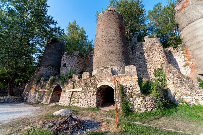 Medieval Castle without People in the Forest Stock Photo - Image of ...