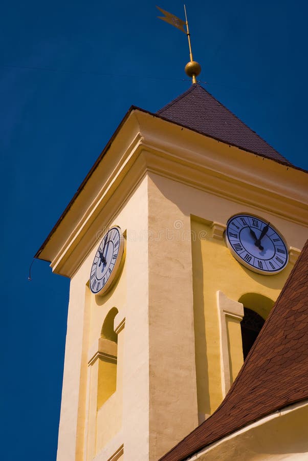 Old Medieval Castle with Towers Stock Photo - Image of european, hill ...