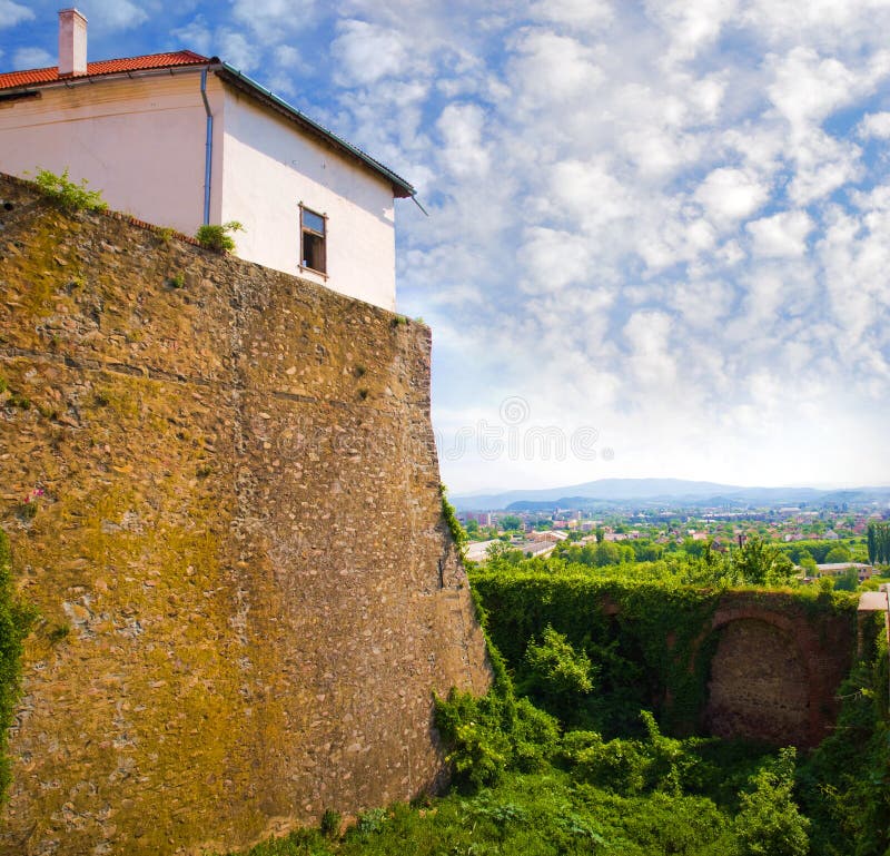 Old Medieval Castle with Towers Stock Photo - Image of europe ...