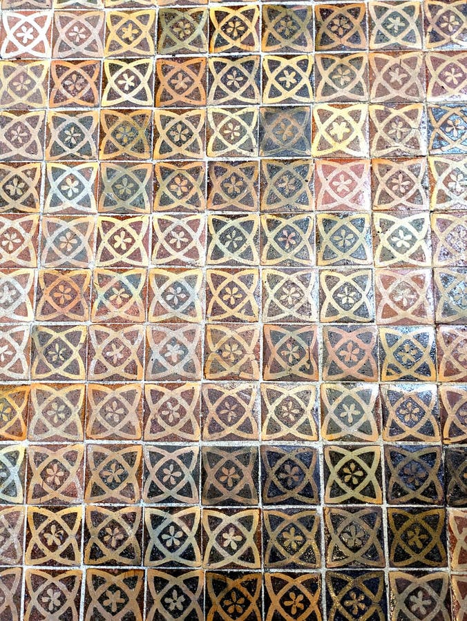 Old Medieval Church Flooring Stones Creating a Brick Pavement Floor ...