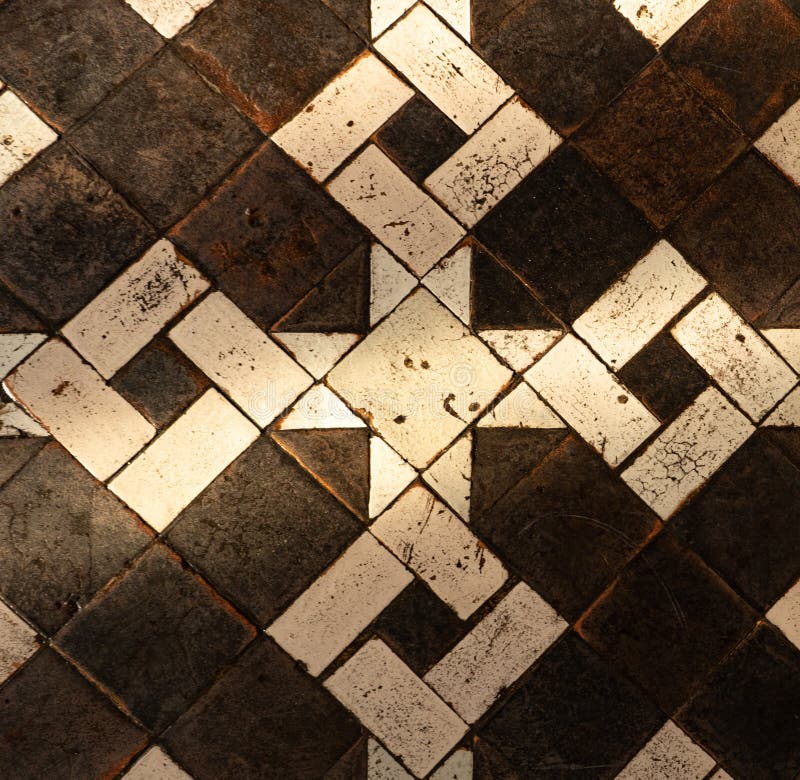 Medieval Floor Tiles at Le Mont St Michel France Stock Photo - Image of ...