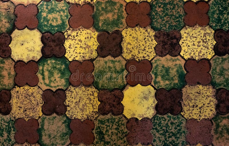 Medieval Floor Tiles at Le Mont St Michel France Stock Photo - Image of ...