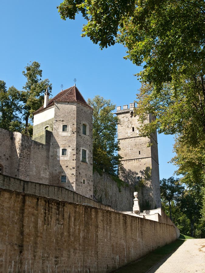 Old medieval french castle stock image. Image of historical - 12318423