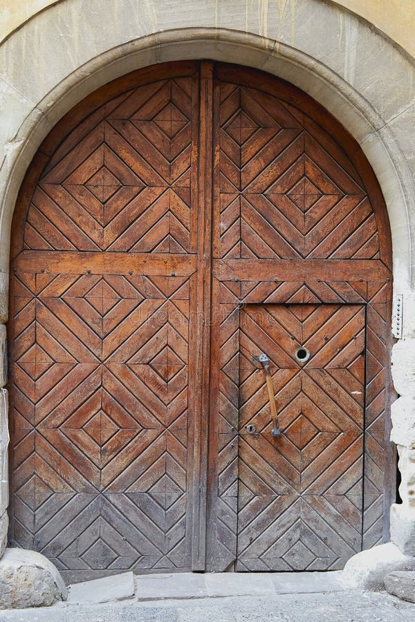 Old Medieval Gate of an Ancient Castle Stock Photo - Image of metal ...