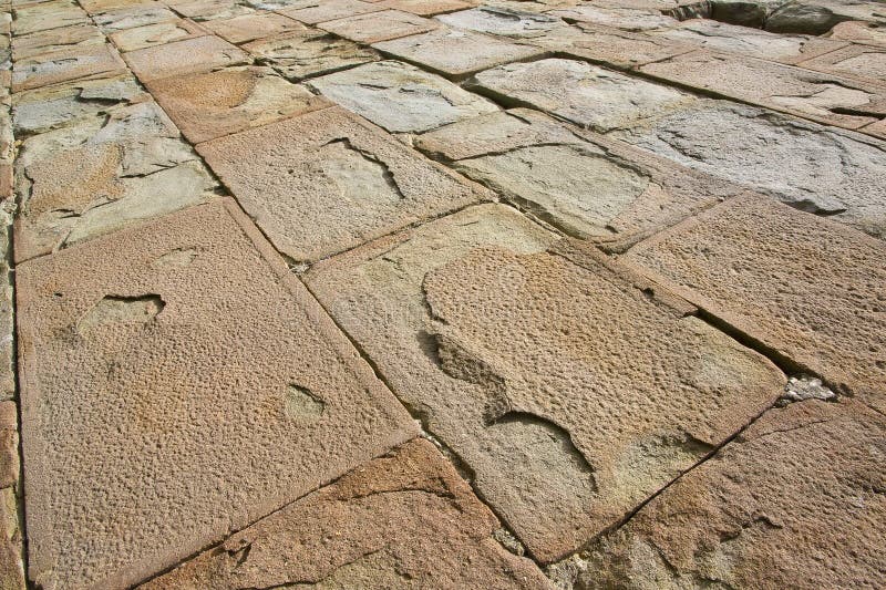 Old Medieval Italian Stone Wall, Built with Blocks, Recently Restored ...