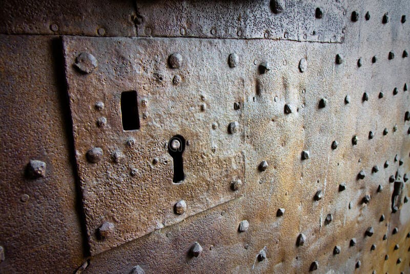 Old medieval keyhole stock photo. Image of closed, rust - 54369442