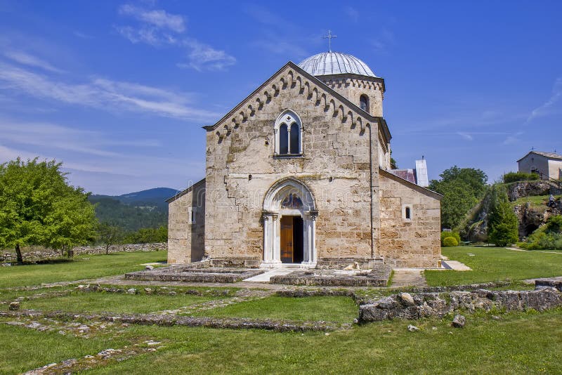 Old Medieval Monastery Gradac, Serbia Stock Image - Image of historical ...