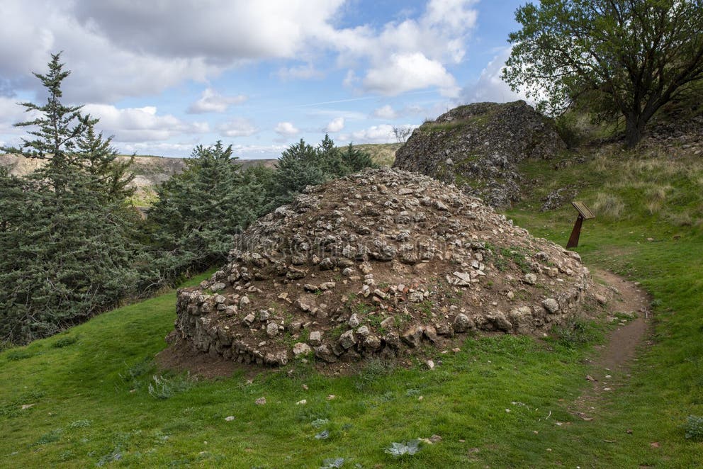 Old Medieval Refrigerator of Araba Origin in Medinaceli Stock Image ...