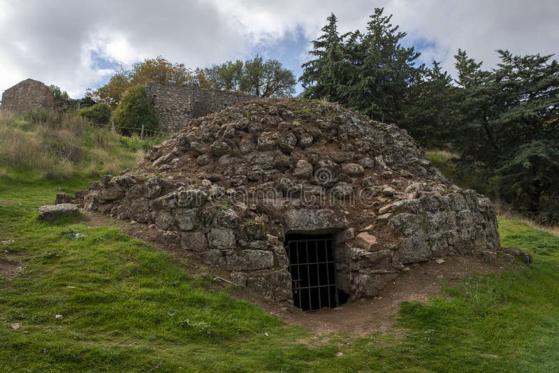 Old Medieval Refrigerator of Araba Origin in Medinaceli Stock Image ...