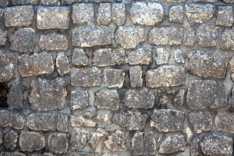Old Medieval Stone Wall Texture Stock Photo - Image of foundation ...
