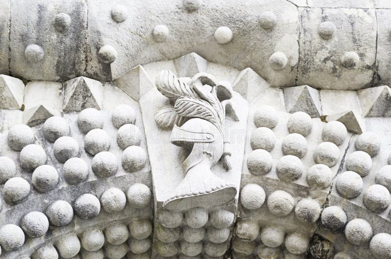 Stone shield stock image. Image of stonework, design - 19133899