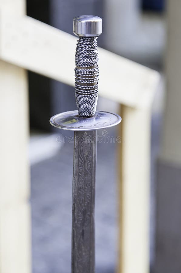 Old medieval sword stock image. Image of king, clipping - 50605269