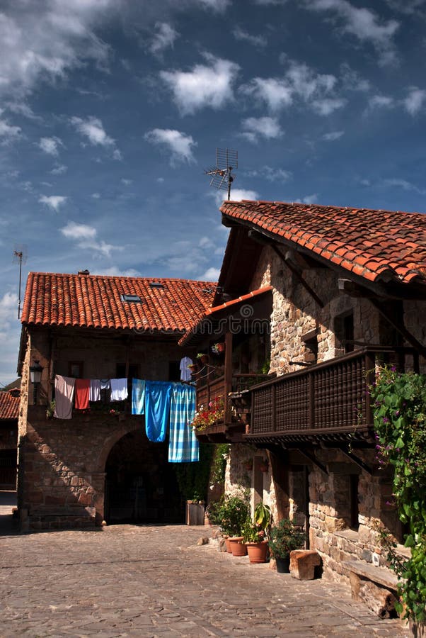 Old medieval village stock photo. Image of house, ancient - 16827104