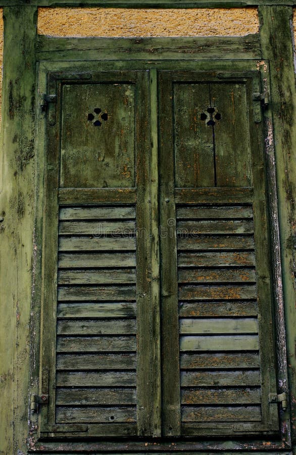 Old Medieval Window Shutters Stock Photo - Image of craftsmanship ...