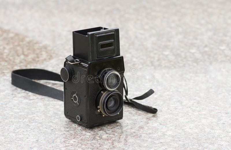 Old Medium Format Photo Camera Stock Image - Image of pastime ...