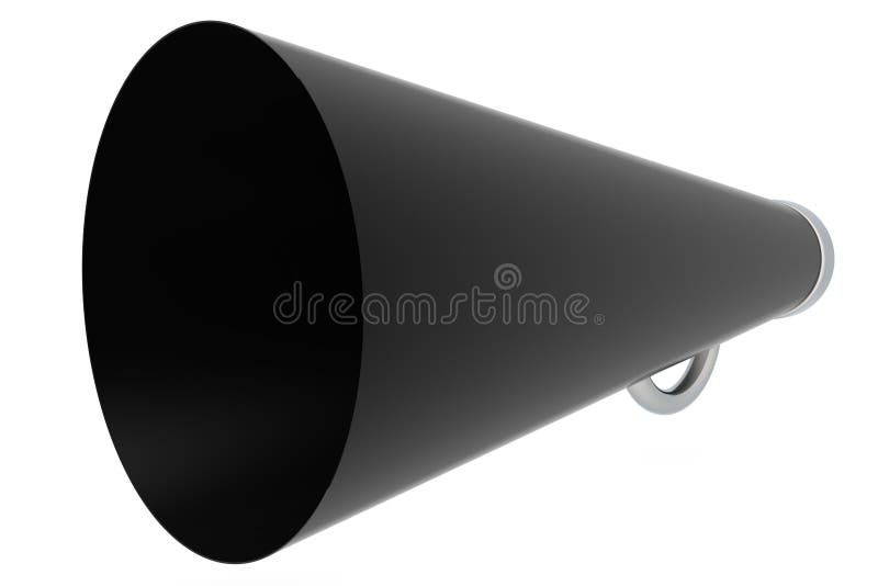 Megaphone Cone stock illustration. Illustration of cone - 12355941
