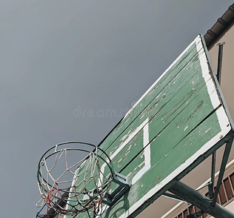 The Old, Memorable Basketball Ring Stock Photo - Image of vehicle, mast ...