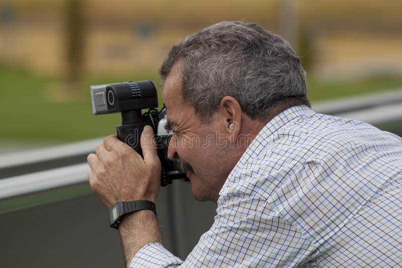 Old man stock image. Image of retired, camera, portrait - 27250803