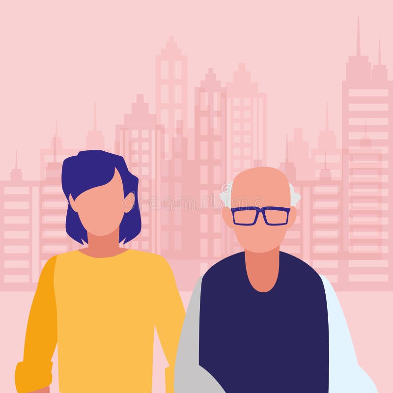 Old men design stock vector. Illustration of nice, grandfather - 135387392