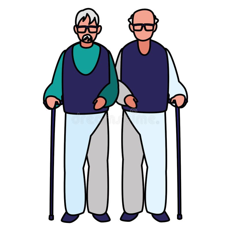 Old men design stock vector. Illustration of grandparents - 135388582