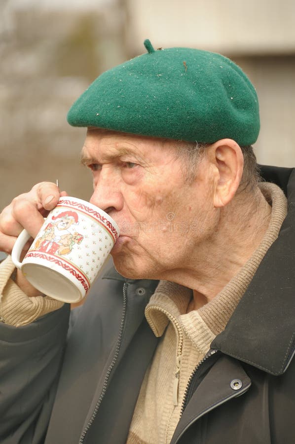 Old men drinking stock photo. Image of clothing, seniors - 4832074