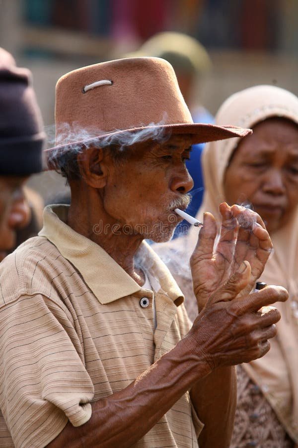 Old men editorial image. Image of central, java, human - 52199845