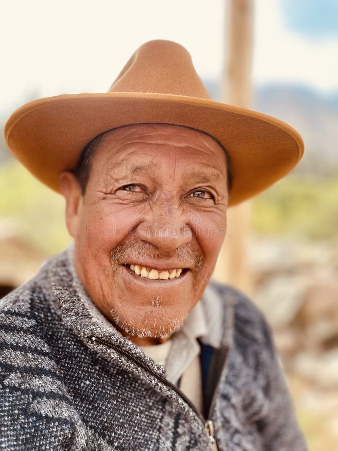 An Old Men from Sacred Valley, Urubamba, Peru Editorial Image - Image ...