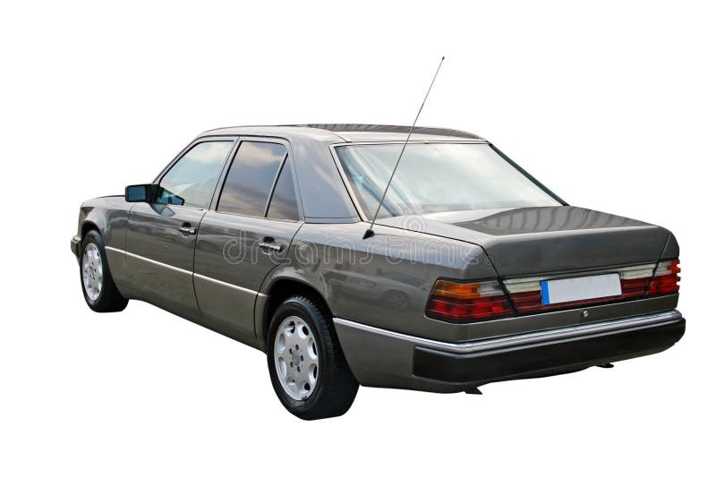 Old Mercedes car stock photo. Image of awards, back, close - 12093448