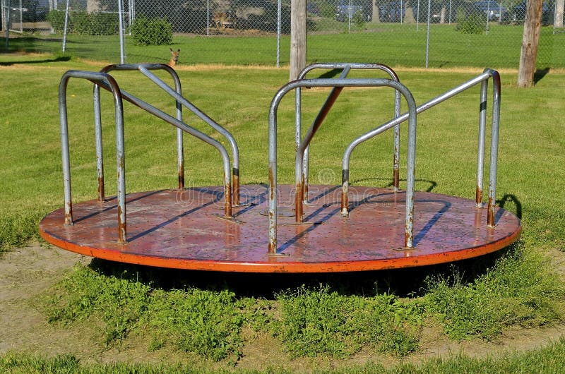 Vintage merry-go-round stock photo. Image of playtime - 58214216
