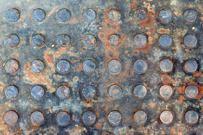 Rusted metal rivets stock image. Image of durable, ironworks - 2306263