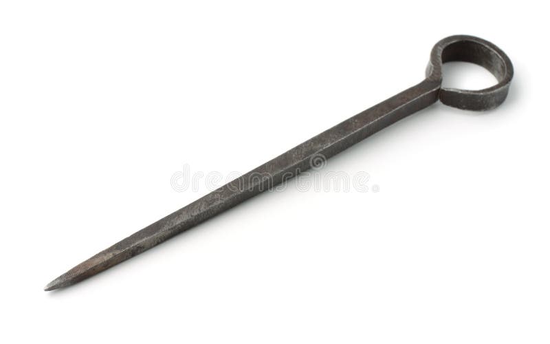 Old metal awl stock image. Image of ancient, repairing - 79935461