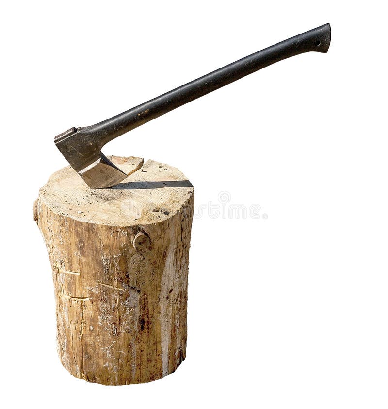 Old Metal Axe, it is Isolated on the White Stock Photo - Image of rusty ...