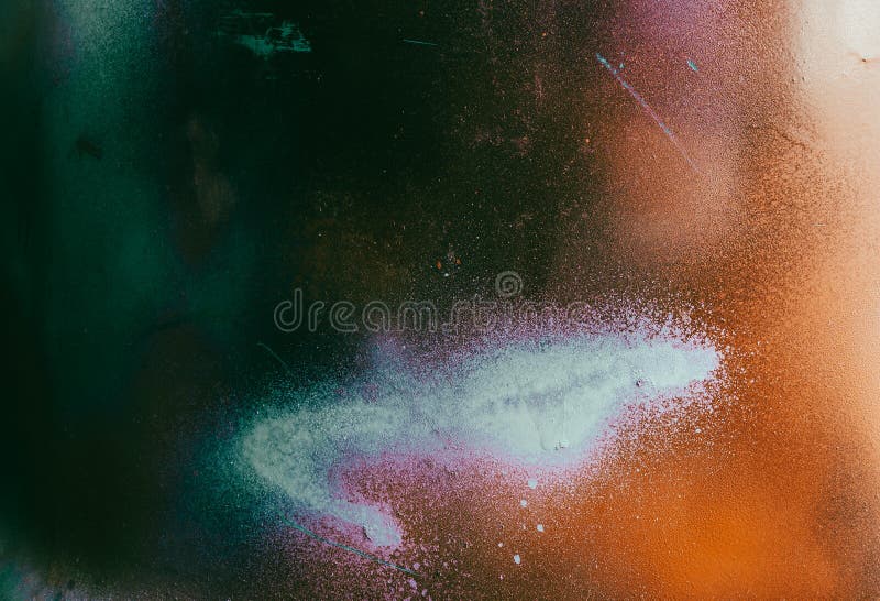 Old Metal Barrel Painted in Different Colors Stock Image - Image of ...