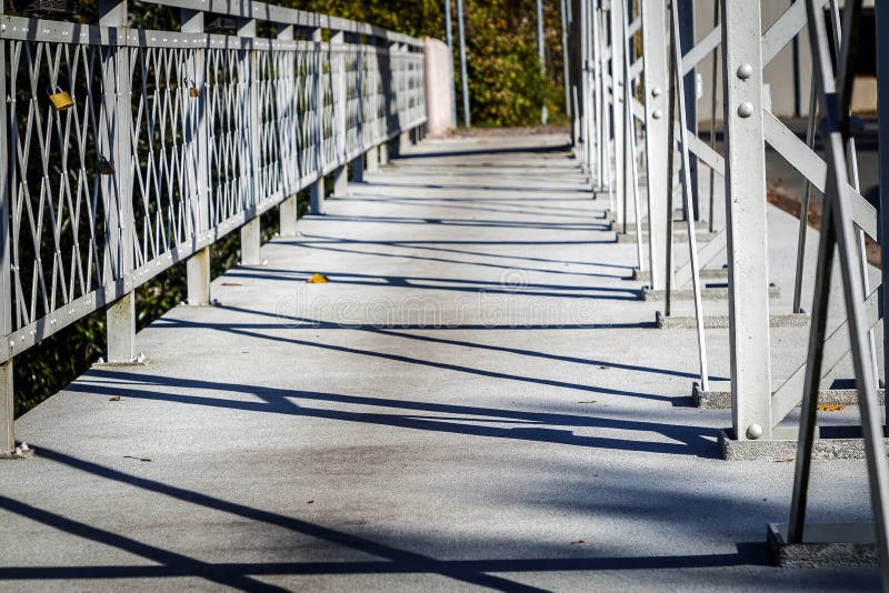 Old metal bridge stock image. Image of design, retro - 129832319