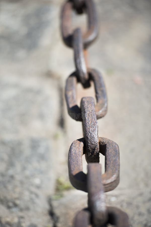 Old metal chain stock photo. Image of steel, strength - 26221904