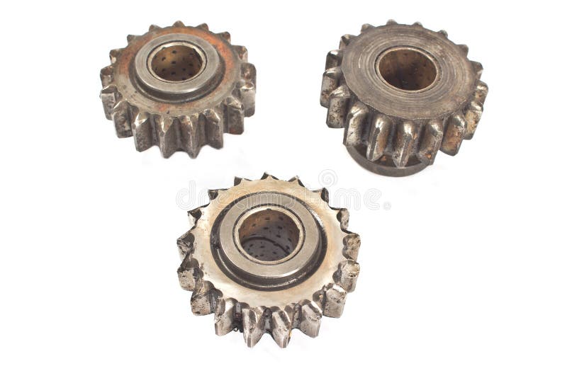 Old metal cogs stock image. Image of interlocking, mechanics - 44521817