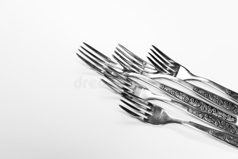 Old metal forks stock image. Image of fork, steel, retro - 79196387
