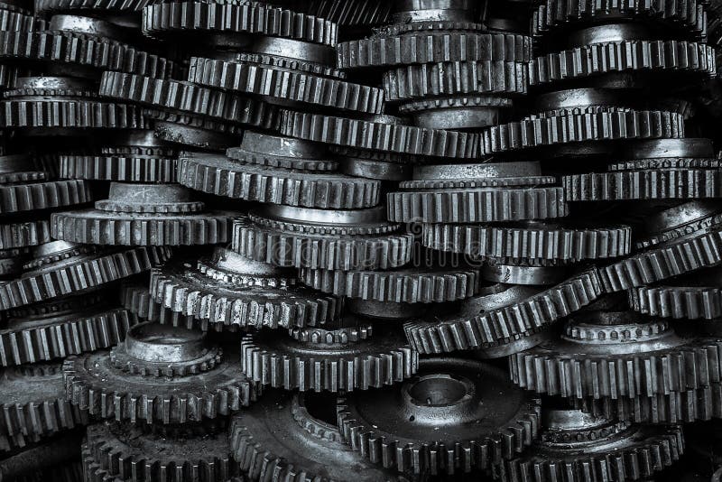 Gears in engineering stock image. Image of gears, motor - 1812515