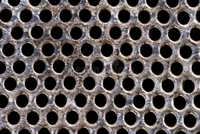 Old Metal with Holes stock image. Image of dark, used - 139594723