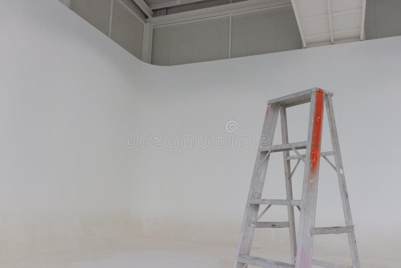 Old Metal Ladder in the Room Stock Photo - Image of building, stairs ...
