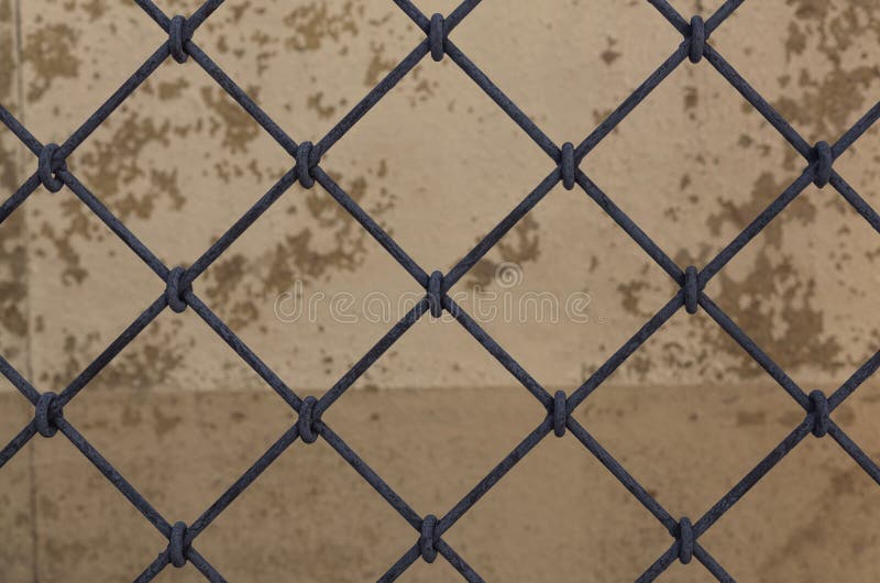 Old Metal Mesh. Blurred Background Stock Image - Image of black, detail ...