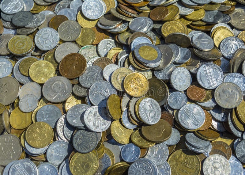 Old metal money stock photo. Image of coinage, coin, cents - 53056164
