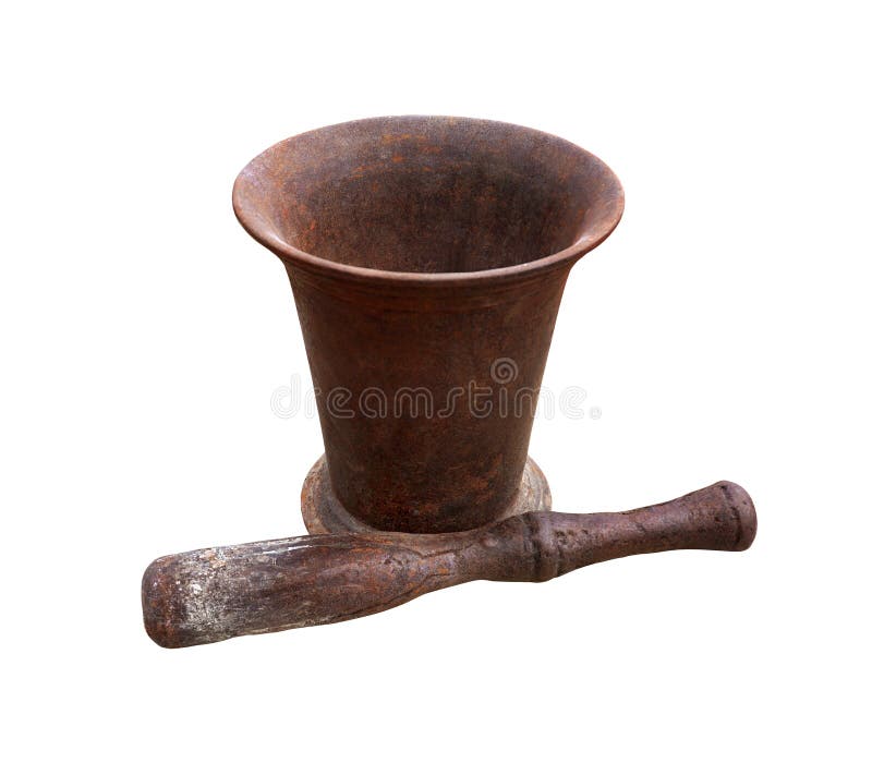 Old metal mortar stock image. Image of antique, metal - 180038963