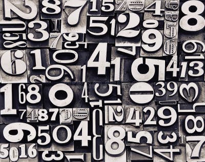 Old metal numbers stock photo. Image of retro, block - 26948028