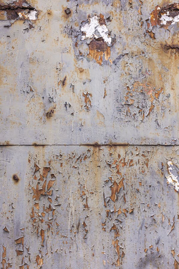 Old Metal Panel Background with Chipped Paint Stock Photo - Image of ...